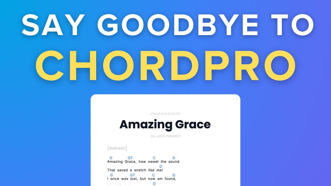 Chord Sheet Maker with Lyrics | Free Online Chord Chart Creator | Chordly